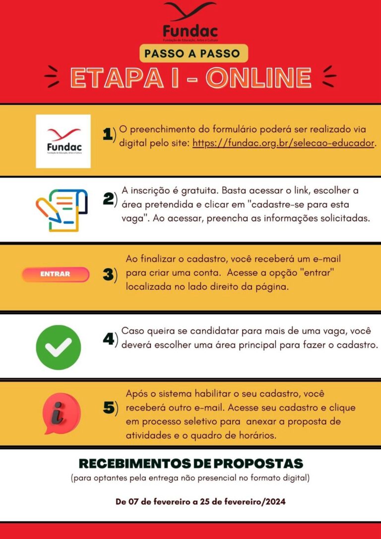 Seleção Educador - FUNDAC